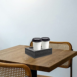 iplusmile 2 Pcs Pearl Cotton Cup Holder Cup Holders for Drinks Outdoor Cup Trays Packing Trays Luggage Cup Holder for Suitcases Drink Carrier for Cup Holder Tray Coffee Takeaway Cup