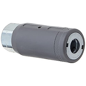 Milton S-99705 1/4" FNPT M Style Safety Coupler,Red