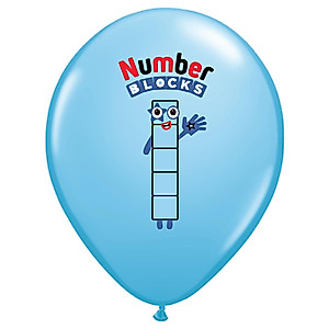 Number Blocks Balloons for Number Blocks Party Supplies| 30Pcs Colorful Balloons for Number Blocks Birthday Decorations| Number Birthday Party Decors