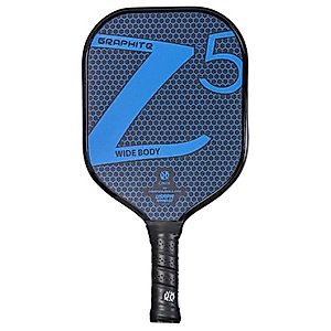 ONIX Graphite Z5 Pickleball Paddle (Graphite Carbon Fiber Face with Rough Texture Surface, Cushion Comfort Grip and Nomex Honeycomb Core for Touch, Control, and Power)