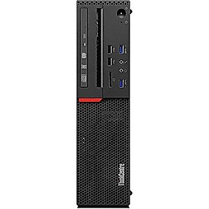 Lenovo ThinkCentre M900-SFF, Core i7-6700 3.4GHz, 16GB RAM, 480GB Solid State Drive, DVDRW, Windows 10 Pro 64Bit (Renewed)