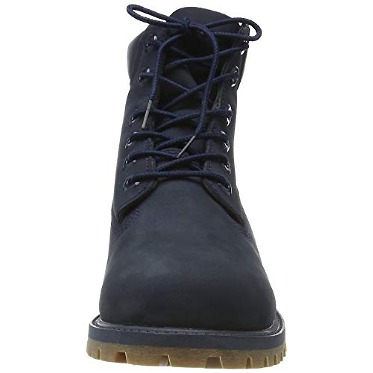 Timberland unisex-child 6 In Premium WP Boot Navy Nubuck Majority Leather with Synthetic 4M