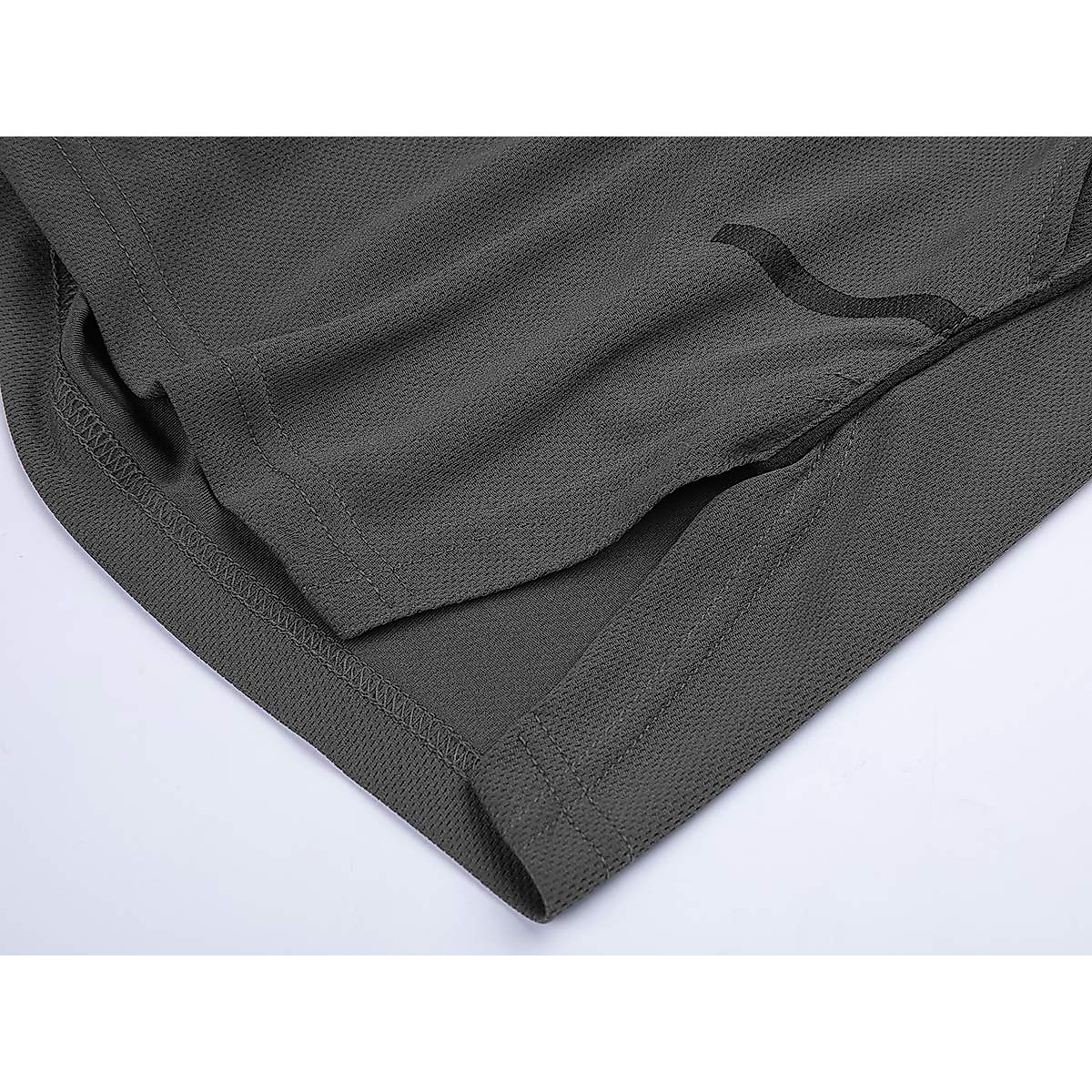 FLYFIREFLY Men's Gym Workout Shorts Running Lightweight Athletic Short Pants Bodybuilding Training Dark Grey