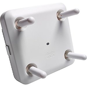 Cisco Aironet AIR-AP3802E-B-K9 802.11ac W2 AP w/CA 4x4:3 Mod Wireless Access Point [Antennas Not Included] (Renewed)