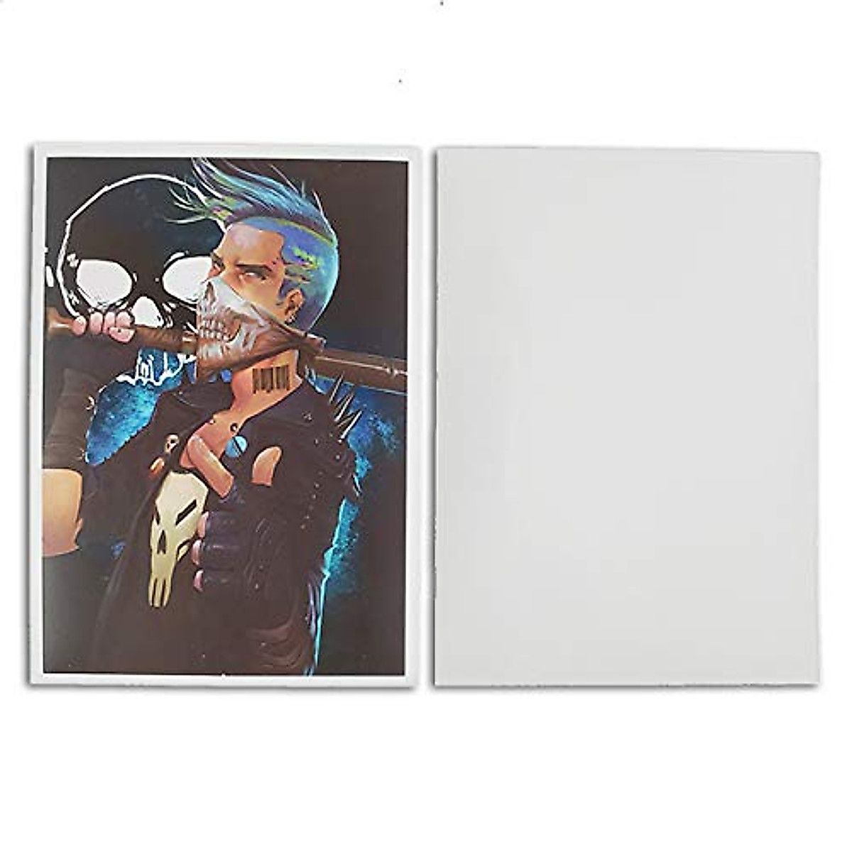Fantasy North - Sid Wilde - Skull Gang Member - 100 Smooth Matte TCG Trading Card Sleeves - Fits Magic MTG Commander Pokemon and Other Card Games - Playing Card Sleeves