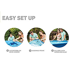 INTEX 28200EH 10ft x 30in Metal Frame Pool