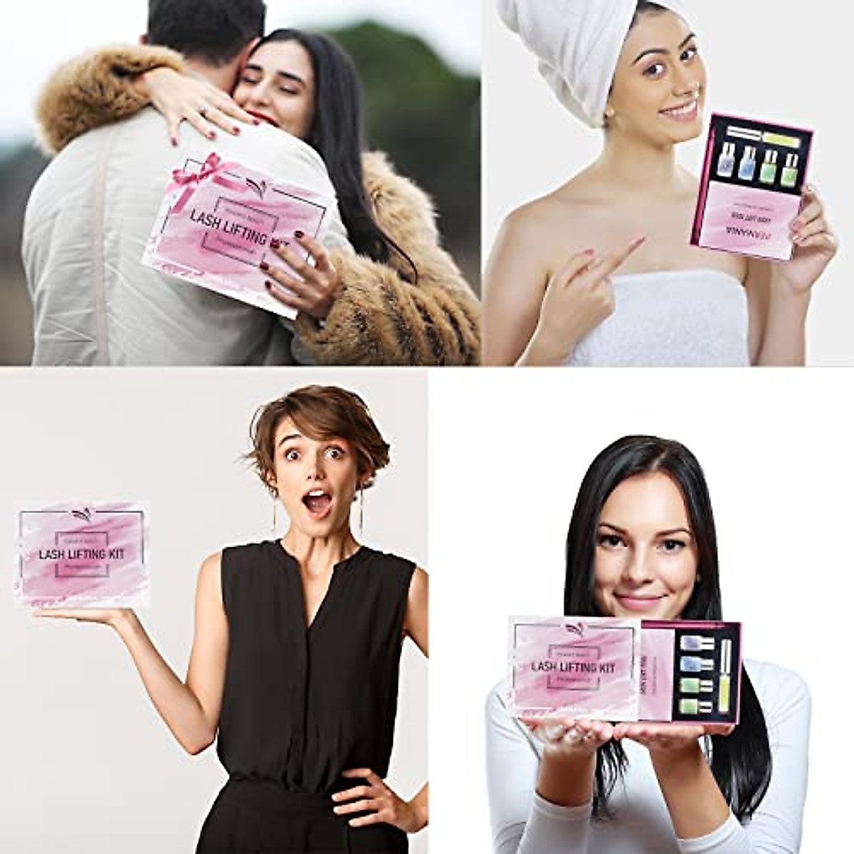 PERMANIA Lash Lift Kit, Brows Lamination Kit, Eyelash Perm Salon Quality, Keep Lashes Curling and Instant Fuller Eyebrows for 8 Weeks