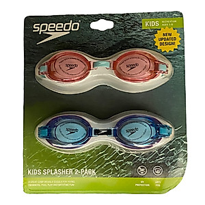 Speedo Kids 2-pack Splasher Goggles - White