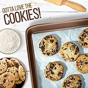 NutriChef 20-Piece Nonstick Kitchen Cookware Set - PTFE/PFOA/PFOS-Free Heat Resistant Kitchen Ware Pots Baking Pan Set w/Saucepan, Frying Pans, Cooking Pots, Oven Pot, Lids, Matt Gold NutriChef