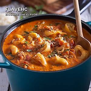 Flavehc Dutch Oven Pot with Lid 1.8 qt Cast Iron Dutch Oven for Bread Baking Purple Enameled Cast Iron Rice Pot with Handels