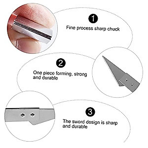Uonlytech 10pcs Hair Puller Fish Bone Remover Pig Hair Tweezers Grilling Tools Seafood Tools Wool Puller for Kitchen Bone Pluck Tweezers Chicken Hair Tweezers Fishbone Pliers Silver Boneless