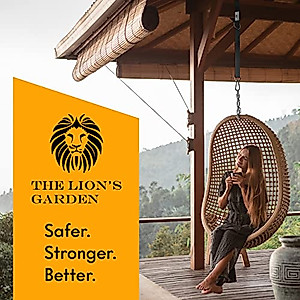 Adjustable Tree Swing Straps Hanging Kit - Set of 2 Tree Strap for Swing, Adjustable 5-10 Feet Tree Swing Hanging Straps, Heavy Duty & Weatherproof Hammock Branch Swings - Holds Up to 3376 Lbs