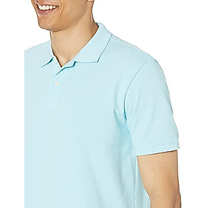 GAP Mens Logo Pique Polo Blue Heaven M