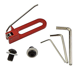ZSHJGJR Archery Magnetic Arrow Rest Recurve Bow Aluminum Arrow Rest Professional Archery Rest Arrow Equipment for Left Hand Right Hand Recurve Bow Accessory (Left Hand, Red)