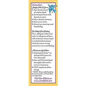 Earth's Best Organic Infant Cereal, Whole Multi-Grain Cereal, 8 Oz