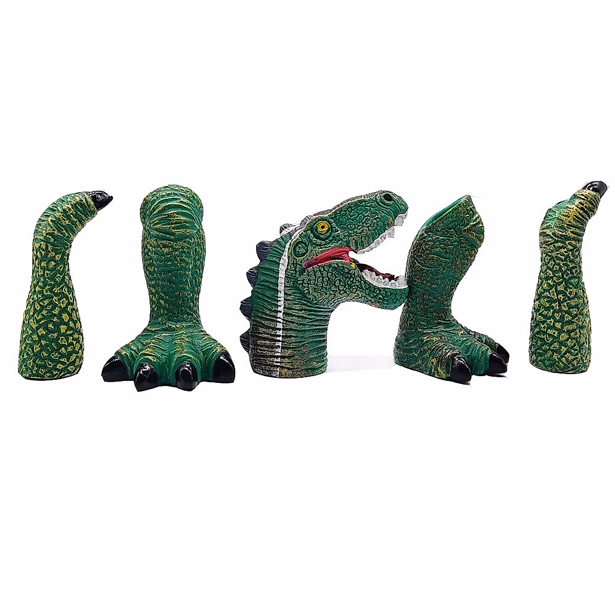 AQKILO Dinosaur Finger Puppet Set, Animals Puppet Show Theater Props, Novelty Toys Weird Stuff Gifts