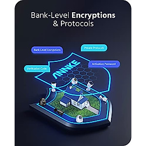 ANNKE 8CH 2K+ Super HD Audio Security Camera System Outdoor with Smart Motion Detection, H.265+ Surveillance DVR with 8 x IP67 CCTV Camera 100ft Smart IR Night Vision,Remote Access, 2TB Hard Drive