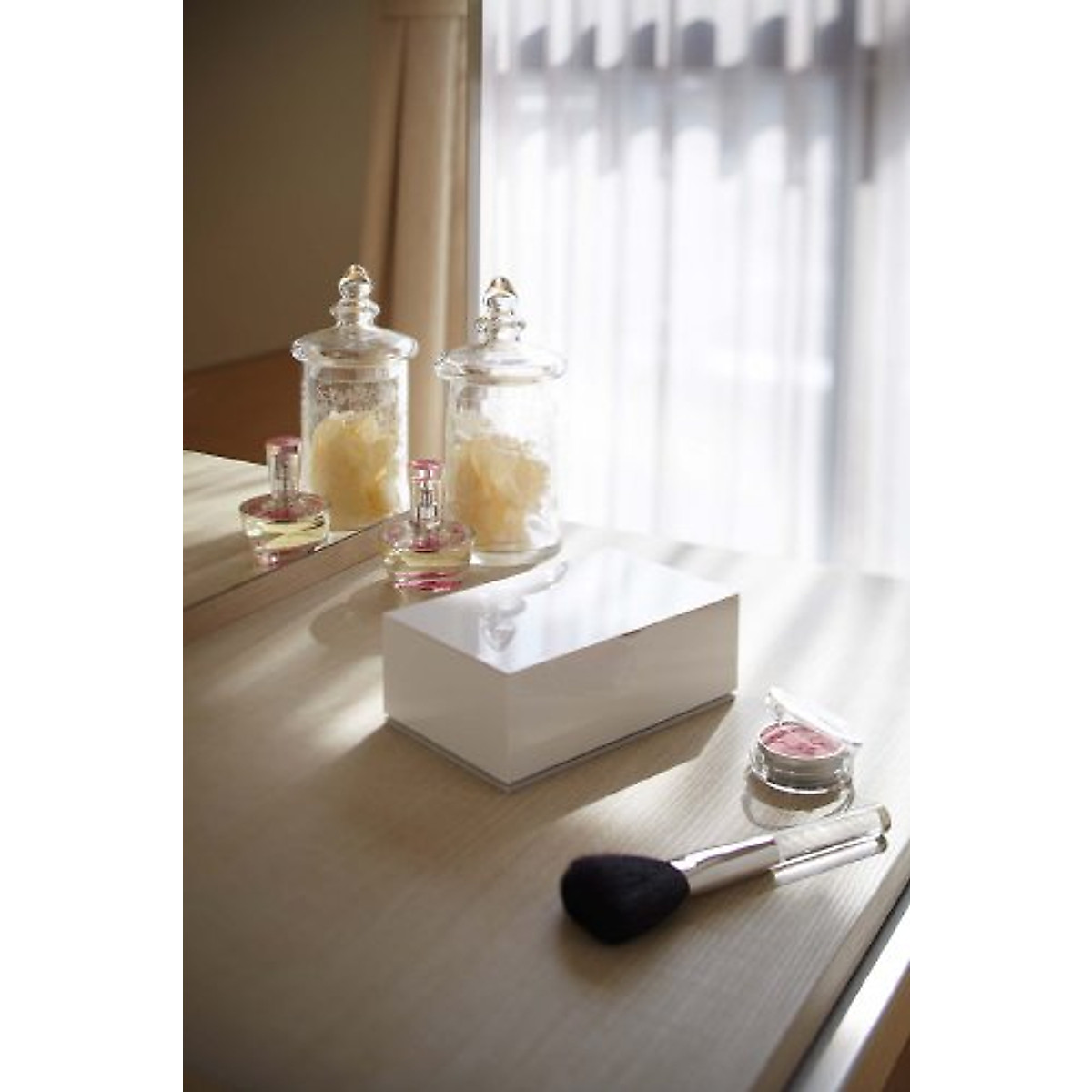 Yamazaki Industries 7862 Wet Wipes Case, Veil, White