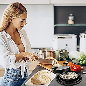 Chicken Shredder Size 8(inches) Food Claws Beef Ami Shredding Thaw Claws Tool with Handles & Non-Skid Base | Suitable for Pulled Mutton Beef Shredding Meat (Black)