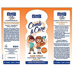 Dr. Fischer Kids & Baby Hair Detangler Spray and 2 in 1 Shampoo and Conditioner