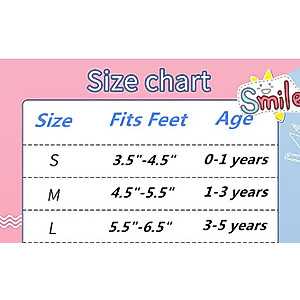 Adeimoo Baby Girls Toddler Non-Skid Socks Unisex Baby Toddler Floor Socks Newborn Infant Anti Slip Socks 8 Pairs 1-3T