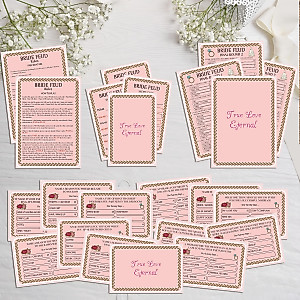 Fun Bridal Shower Feud Game Cards, Bridal Shower Trivia Quiz, Engagement Party Games, Wedding Shower Decorations, Bridal Shower Favors(hlsc01)