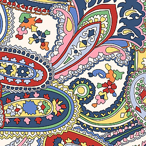 Vera Bradley Iconic Lunch Bunch, Signature Cotton, Harbor Paisley