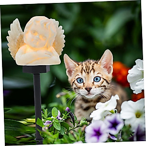 OSALADI Xmas Outdoor Decorations Christmas Decor Solar Lights for Outside Garden Lamp Waterproof Ground Pathway Lamp