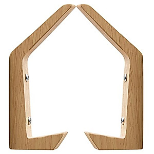 Cabilock Belt Hanger Belt Hanger Belt Hanger 2pcs Wooden Coat Hooks Wall Mounted Single Wall Wood Hook Rack Clothes Hat Hanger Towel Rack Hat Hangers Hat Hangers Hat Hangers