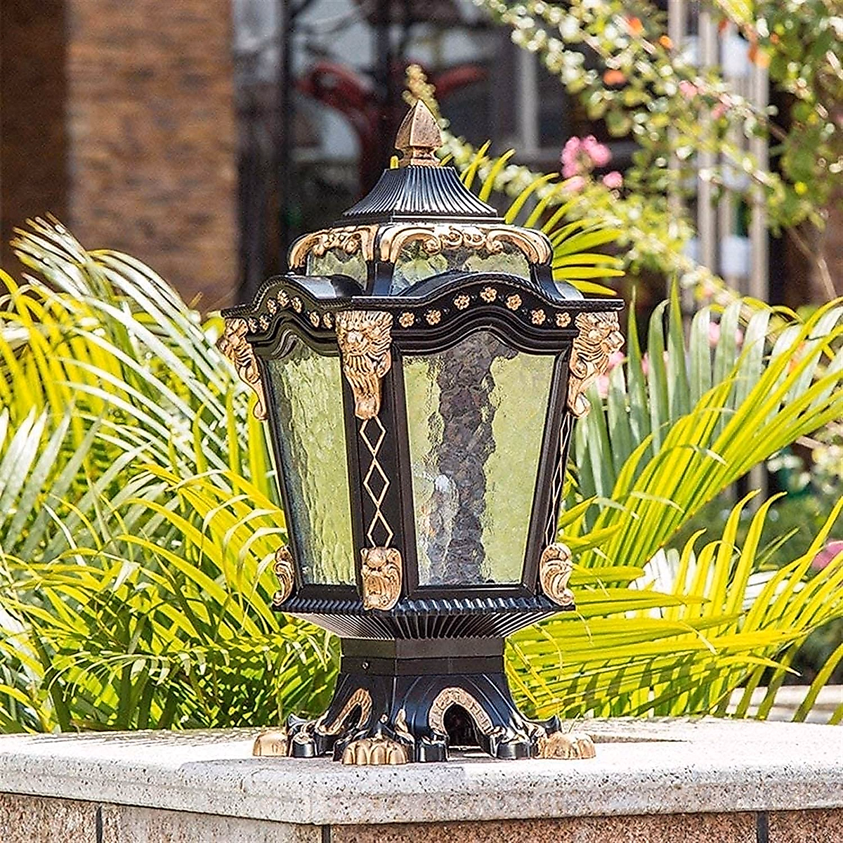 Outdoor Post Light Exterior Pillar Light Pillar Lamp European-Style Simplicity ，Waterproof Antirust Aluminum Column Lamp Outdoor LED Post Light Garage Pavilion Courtyard Courtyard Lighting