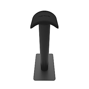 Kanto H2 Premium Universal Headphone Stand with Curved Silicone Padding for On and Over Ear Headphones | Black