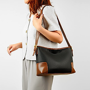 HINFKA Handbags for Women Soft Pu Leather Tote Bag Large Capacity Single Shoulder Bag Crossbody Women Bags Travel Handbags