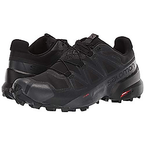 Salomon Speedcross 5 Gore-tex Trail Running Shoes for Men, Black/Black/Phantom, 10
