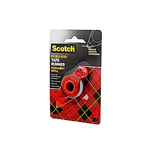 Scotch Double Sided Adhesive Tape Runner Permanent Refill, Photo Safe, 0.31 x 49 Feet (6055-R)