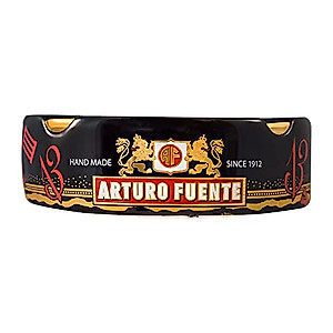 Limited Edition Large 8.75" Arturo Fuente Porcelain Cigar Ashtray Black