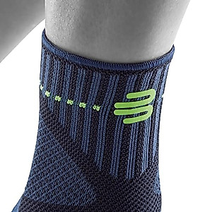 Bauerfeind Sports Ankle Support Dynamic - Ankle Compression Sleeve for Freedom of Movement - 3D AirKnit Fabric for Breathability - Premium Quality & Washable (M, Black)