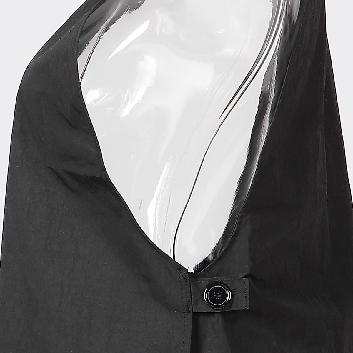 Milisten Hairdresser Apron Salon Aprons Waiters Sleeveless Workwear Vest Black