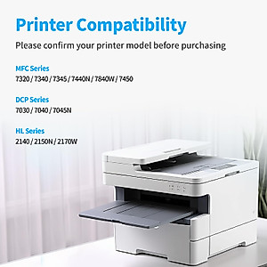 EASYPRINT (2-Pack) Compatible TN-360 Toner Cartridge Replacement for TN360 Used for MFC-7440N 7840W HL-2140 HL-2150N HL-2170W Printer