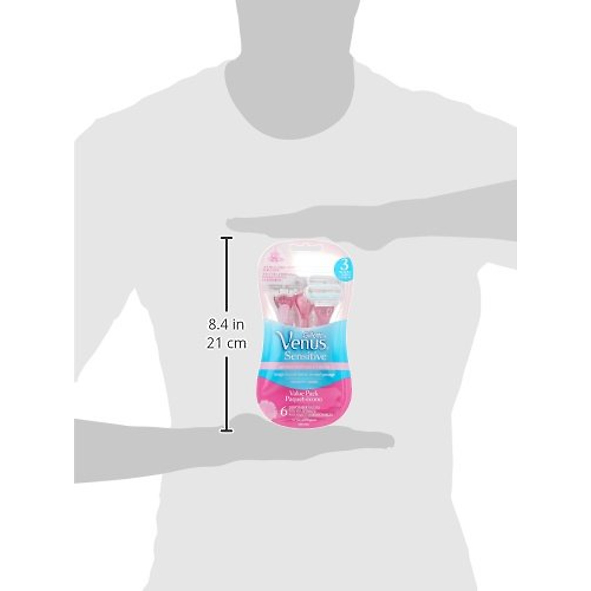 Gillette Venus Sensitive Women's Disposable Razors - 6 Pack