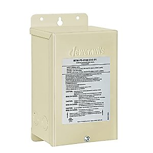 DEWENWILS 100W Pool Light Transformer, 120V AC to 12V/13V/14V AC, Multi-tap Low Voltage Transformer for Swimming Pool Lighting, Spa, Landscape & Fountain Lights, Outdoor Lighting Products, UL Listed