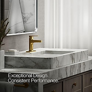 KOHLER Taut Single-Handle Bathroom Sink Faucet with Escutcheon