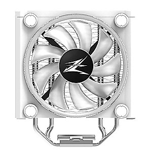 Zalman CNPS16X CPU Cooler w/Real aRGB 120mm Fans, Addressable RGB Top Cover, Corrugated Heatsink, 4 Heat Pipes, 180W TDP for Intel & AMD CNPS16X (White)