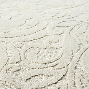 LUXE WEAVERS Grayson Collection 5808 Cream 8x10 Botanical Area Rug
