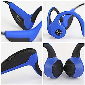 Wireless Bone Conduction Headphones (Black/Blue)