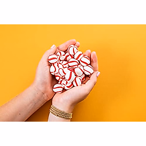 Bob's Sweet Stripes Soft Peppermint Candy, 160 Individually-Wrapped Pieces, 28 Ounce Jar