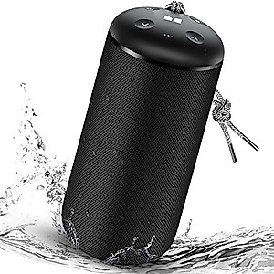 Monster S130 Wireless Bluetooth Speaker Loud Stereo Sound, Portable Speakers Bluetooth Wireless with Bluetooth 5.3, 24H Playtime, Support SD Card, Built-in Mic for Outdoor Travel Beach