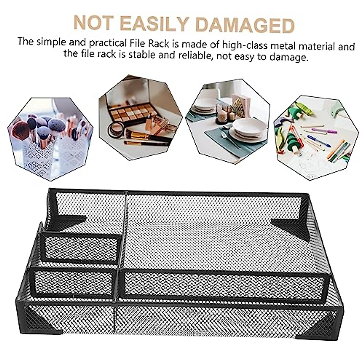 Tofficu 3pcs Office File Holders Household Book Organizer Bookshelf Accessories Desktop Paper Organizer Drawer Organizers Office Desk Organizers and Storage Office File Organizer Magazine