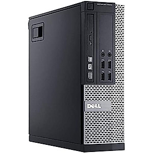 Dell Optiplex 9020 Small Desktop Computer (SFF) | Quad Core Intel i5 (3.20GHz) | 16GB DDR3 RAM | 512GB SSD Solid State | Windows 10 Pro | 24in Monitor | RGB Mouse + Keyboard (Renewed), Black