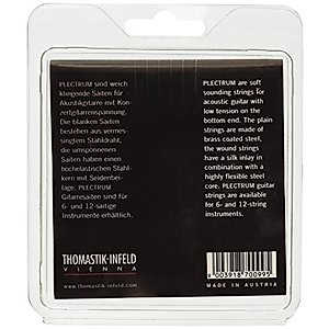 Thomastik-Infeld AC112 Acoustic Guitar Strings: Plectrum Series 6 String Set E, B, G, D, A, E, Natural