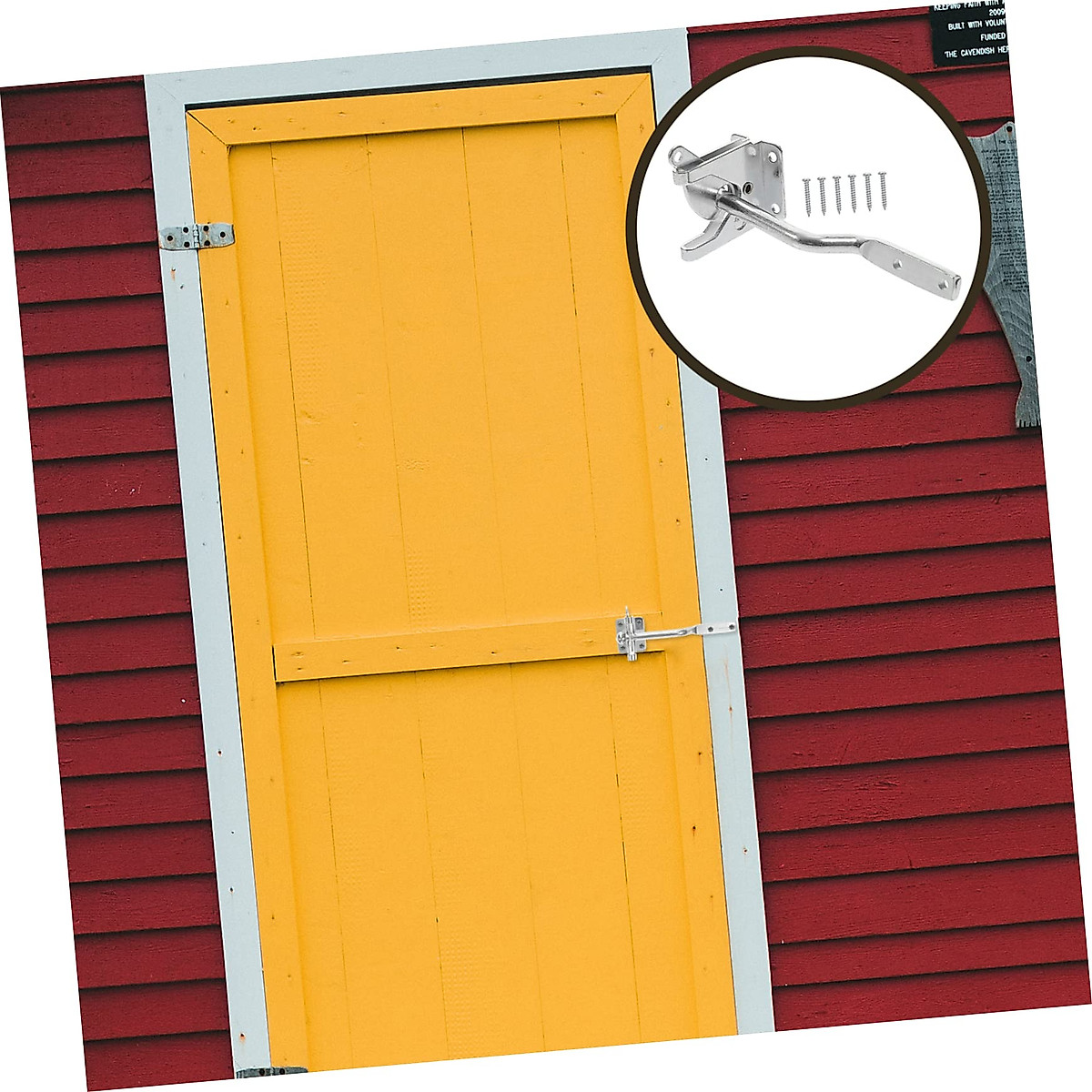 OSALADI Hidden Door Latch Gate Latch Pull Heavy Duty Gate Latches for Metal Fence Gate Locks for Wooden Gates